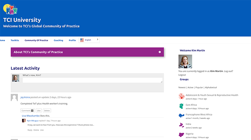 TCI’s Timeline | The Challenge Initiative