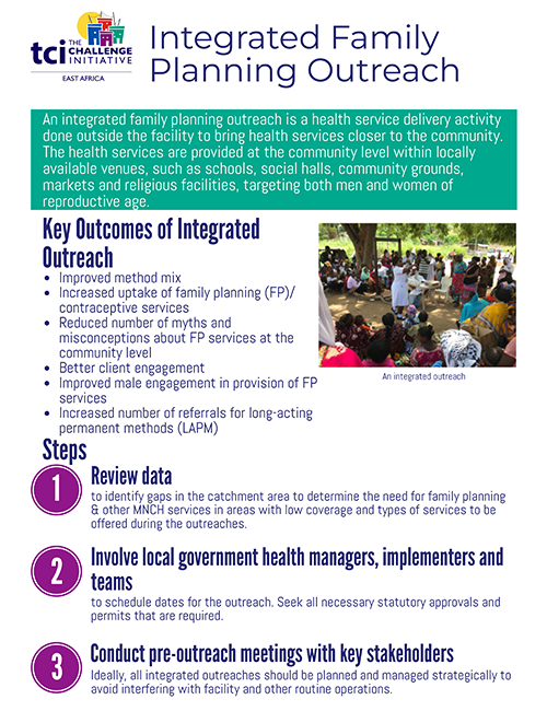 Integrated Family Planning Outreach | The Challenge Initiative